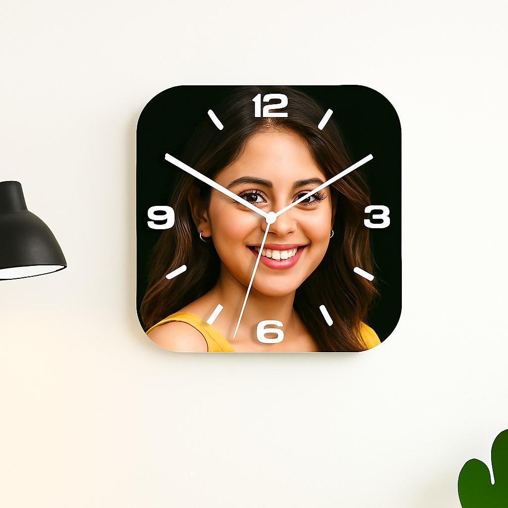 Customized Acrylic Wall Clock | 4 Dots